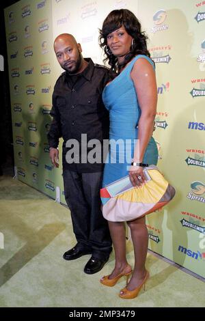 Bun B. a.k.a. Bernard Freeman and his wife Queenie attend the ...