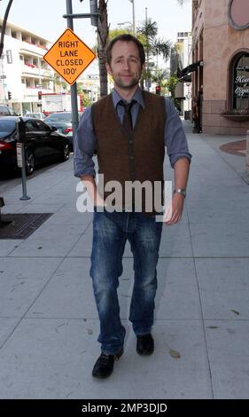 Scottish actor Billy Boyd exits a Beverly Hills cigar shop this ...