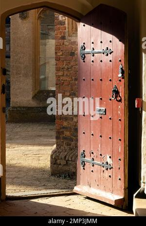 Oxburgh Estate Moated Manor House Stock Photo - Alamy