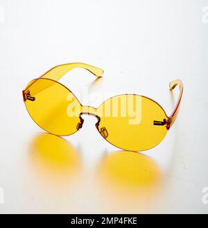 coloured plastic sunglasses fashion item trendy simple design designer ...