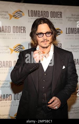 Johnny Depp at the Bahamas International Film Festival. Nassau, Bahamas ...