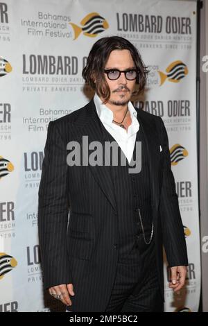 Johnny Depp at the Bahamas International Film Festival. Nassau, Bahamas ...