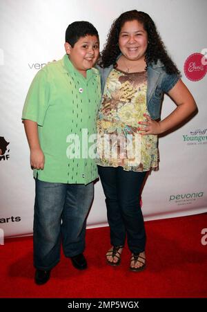 Rico Rodriguez and Raini Rodriguez at the 2010 Golden Globes Red Carpet ...