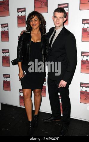 Russell Tovey and Lenora Crichlow at the NME Awards 2011 at Brixton ...