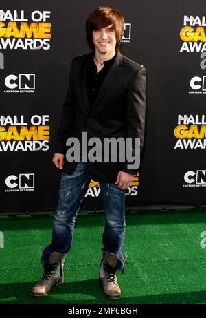 Singer Tim Urban arriving at the Cartoon Network's "Hall Of Game Awards ...