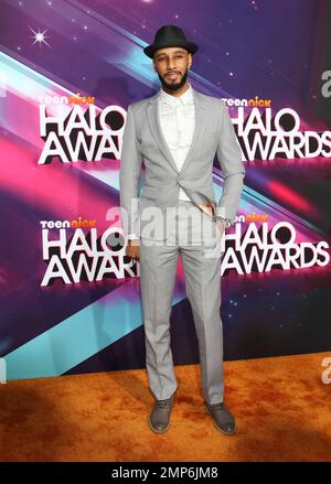Swiss Beats arrives at the 2012 TeenNick HALO Awards held at the ...