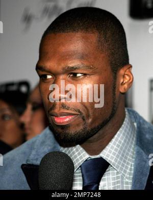 Rapper 50 "Scent" Cent arrives at LIV nightclub for the launch of his ...