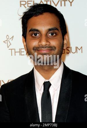 Actor Aziz Ansari arrives at the Art of Elysium's 5th Annual Heaven ...