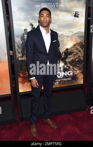 Actor Carter Redwood attends the world premiere of "12 Strong" at Jazz ...