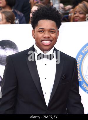 Nathan Davis Jr. arrives at the 49th annual NAACP Image Awards at the ...