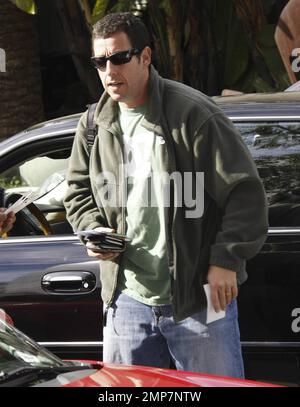 Adam Sandler appears to have put on a bit of weight, something that he ...