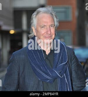 "Harry Potter" star Alan Rickman enjoys a day out and about in London ...