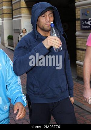 EXCLUSIVE!! Fighter Alex Reid arrives with friends at the National ...