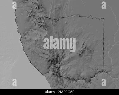 !Karas, region of Namibia. Elevation map colored in wiki style with ...