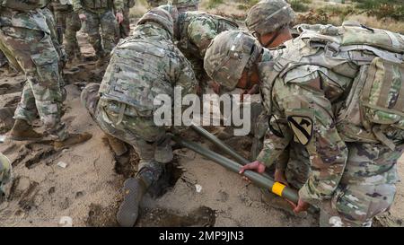 Sappers assigned to 3rd Brigade Engineer Battalion, 3rd Armored Brigade ...