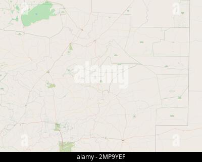 Otjozondjupa, region of Namibia. Open Street Map. Locations of major ...