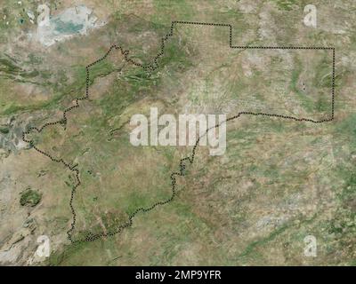 Otjozondjupa, region of Namibia. High resolution satellite map ...