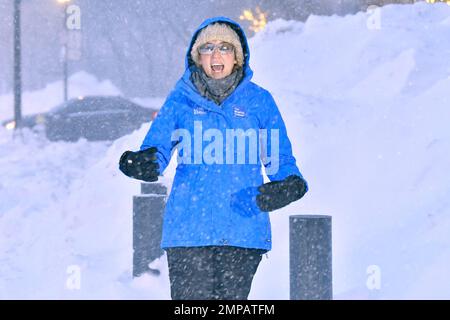 The Weather Channel on-camera meteorologist Reynolds Wolf reports on ...