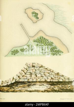 Cross-section of geological strata Stock Photo - Alamy