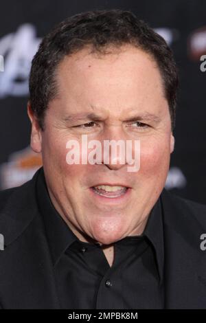 Jon Favreau at the world premiere of Marvel's The Avengers at El ...