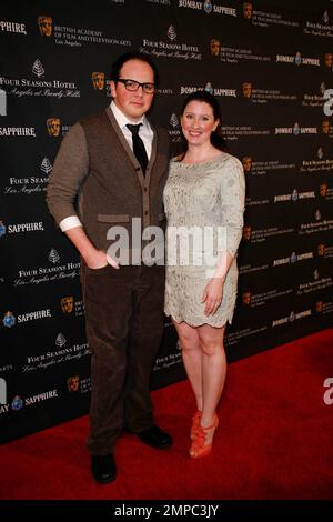 Austin Basis (L) on the red carpet at the 17th Annual BAFTA Los Angeles ...