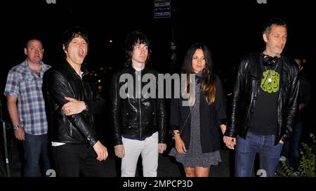 Band-members of Beady Eye at the Pretty Green Official Beady Eye Party ...
