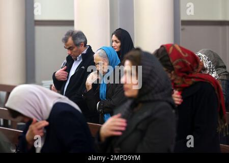 Assyrian church of Saint Joseph at the Christian suburb of Ankawa in ...
