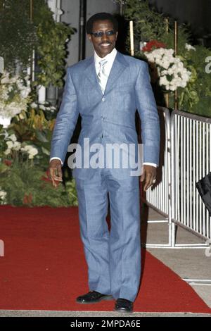 Wesley Snipes arrives at the invitation-only party to welcome the ...
