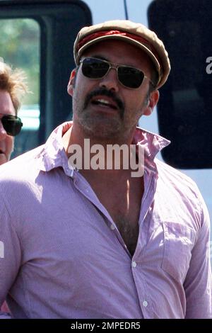 EXCLUSIVE!! Wearing a scruffy beard and a moustache actor Billy Zane ...