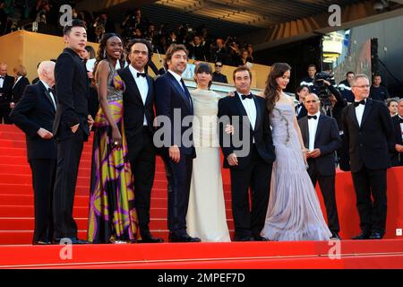 Cast of the film at the premiere of "Biutiful" at the 63rd annual ...