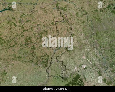Limburg, province of Netherlands. High resolution satellite map ...