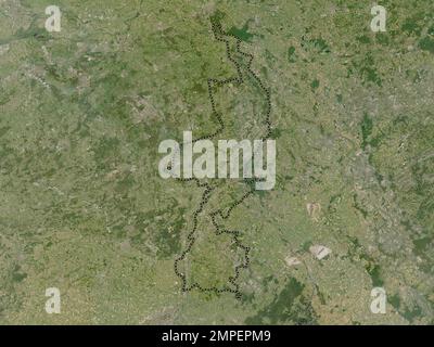 Limburg, province of Netherlands. Low resolution satellite map ...
