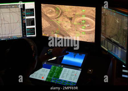 MQ-9 Reaper Ground Control Station Stock Photo - Alamy