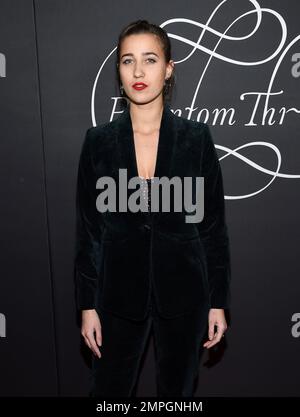 Actress Lujza Richter attends the premiere party for "Phantom Thread ...