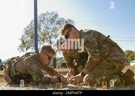 Clemson University Army ROTC cadet Spencer Jones takes the Oath of ...