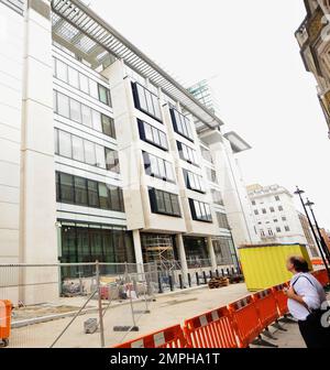 Exterior views of the Broadcasting House under renovation, home to the ...
