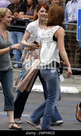EXCLUSIVE!! Bryce Dallas Howard looks cute in a white top and jeans as ...