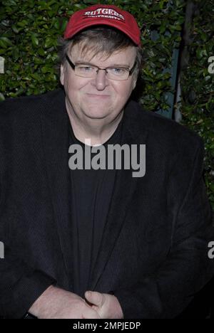Michael Moore attends the premiere of Michael Moore's new film ...