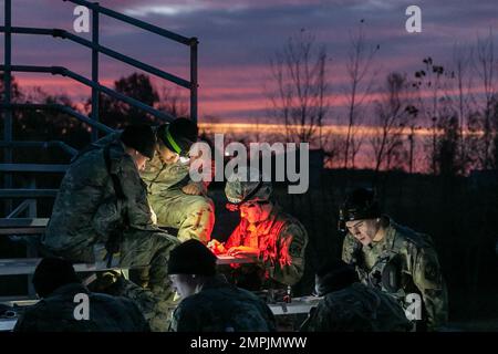 Army rotc brigade map Stock Photo - Alamy