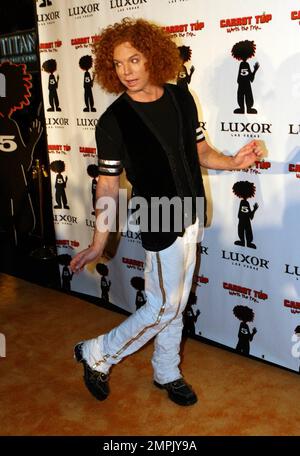 Carrot Top at his celebration of five years of performances at The ...