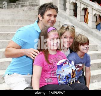 TV personality Lucy Alexander and husband footballer Stewart Castledine ...