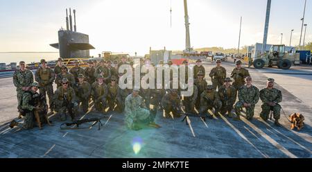 Photo of Ohio-class ballistic missile submarine USS Nevada (SSBN 733 ...