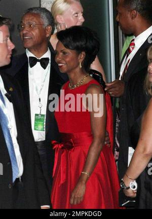 Condoleezza Rice leaving the ESPY Awards via the VIP exit at the Nokia ...