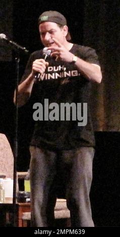 Charlie Sheen performs his 'My Violent Torpedo of Truth/Defeat Is Not ...
