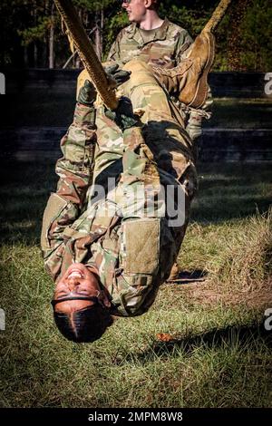 A Soldier with E Company, 2nd Battalion, 58th Infantry Regiment ...
