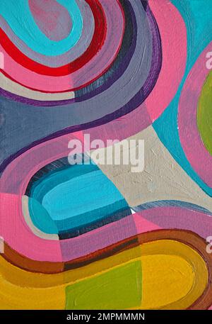 colourful layered abstract art Stock Photo - Alamy