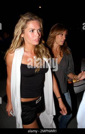 Model and actress Cindy Taylor spends an evening with friends at the ...