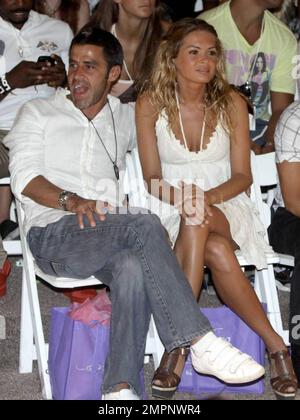 Model, actress and television host Cindy Taylor and friend attend the ...