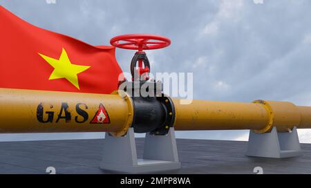 Gas main worker in dirty confined space istanding in water pit ...