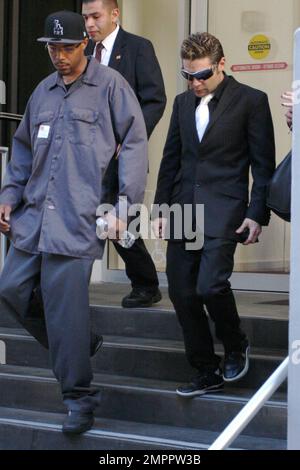 Corey Feldman leaves CNN's Hollywood studios after making an appearance ...